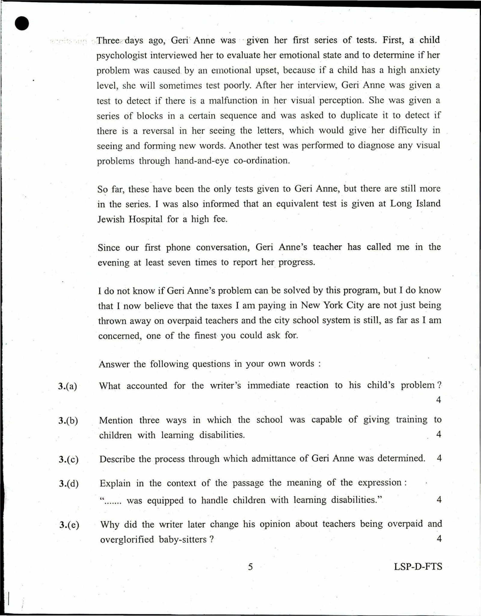 CISF Sample Question Papers Essay, Precis Writing and Comprehension ...