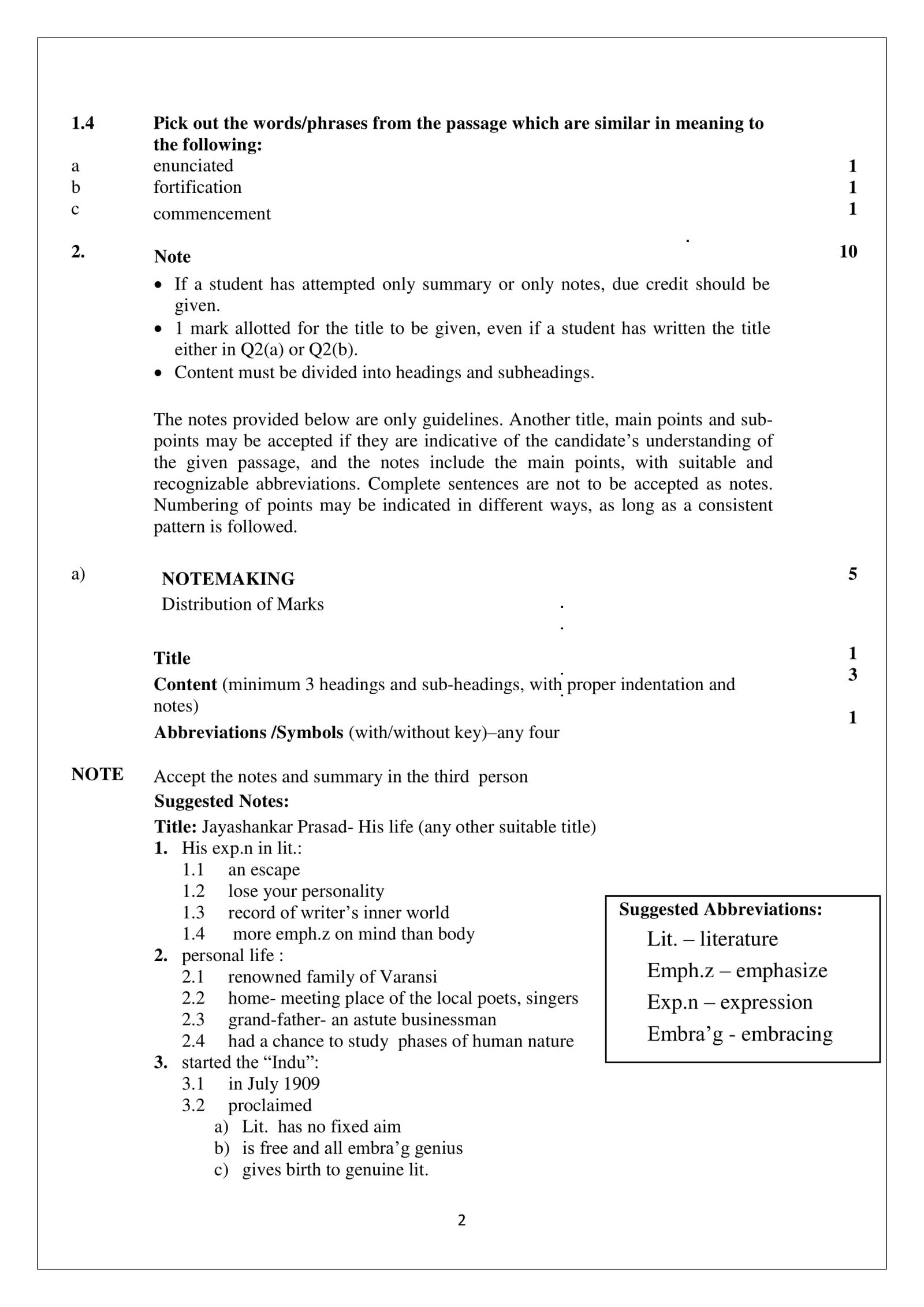 English Core Class 12 CBSE Solved Sample Papers English Core Class 12 CBSE Solved Sample Papers