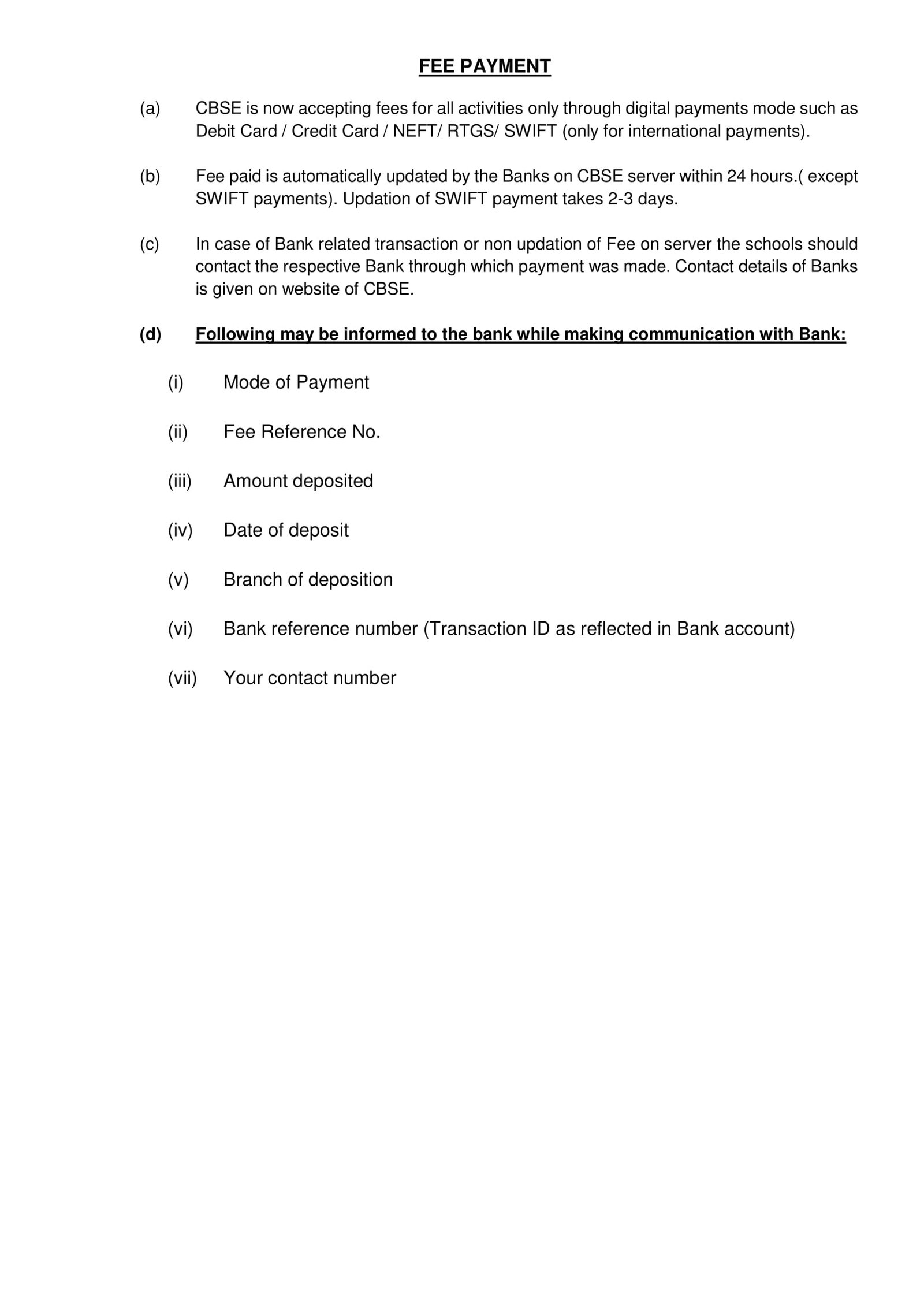 CBSE Online Registration for Class 9, 11 - LOC Academic Year