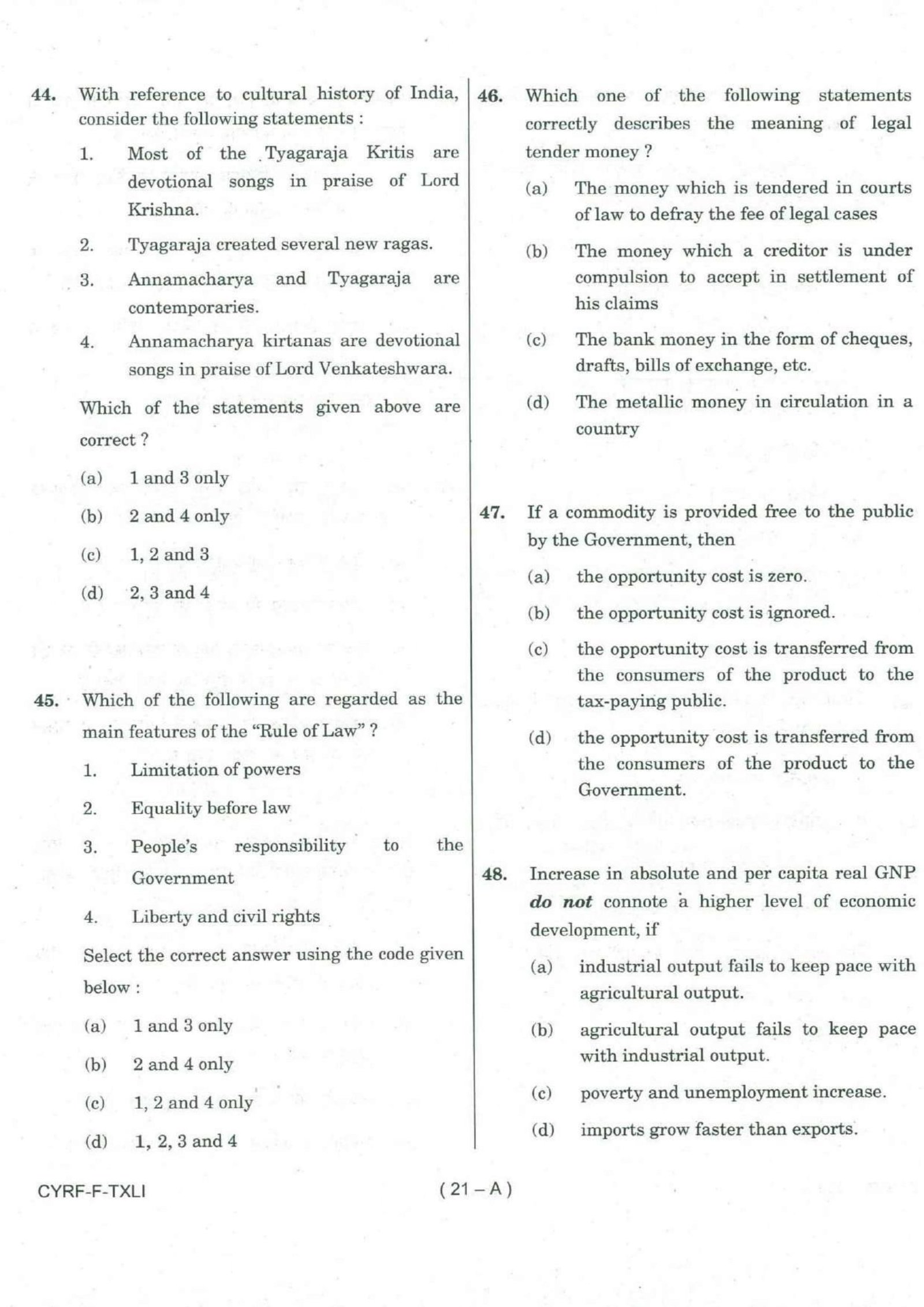 IAS Preliminary Question Papers General Studies 1 2018 - UPSC Civil ...