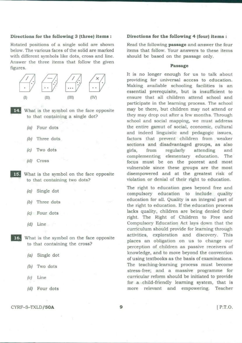 IAS Preliminary Question Papers General Studies 2 2018 - UPSC Civil ...