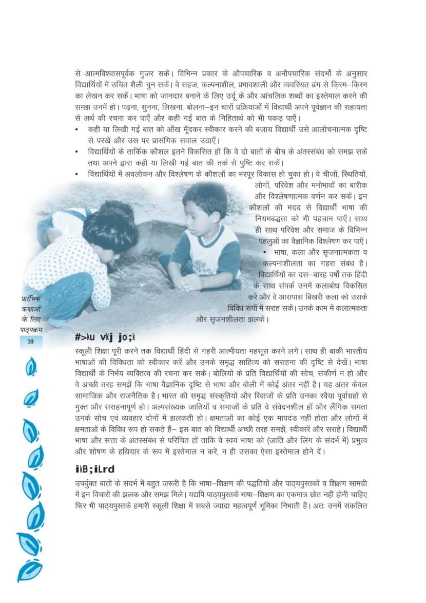 New NCERT CBSE Syllabus For Hindi Class 1, 2, 3, 4, 5