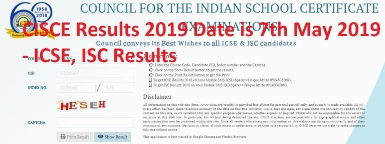 CISCE Results Declared - Check ICSE, ISC Results