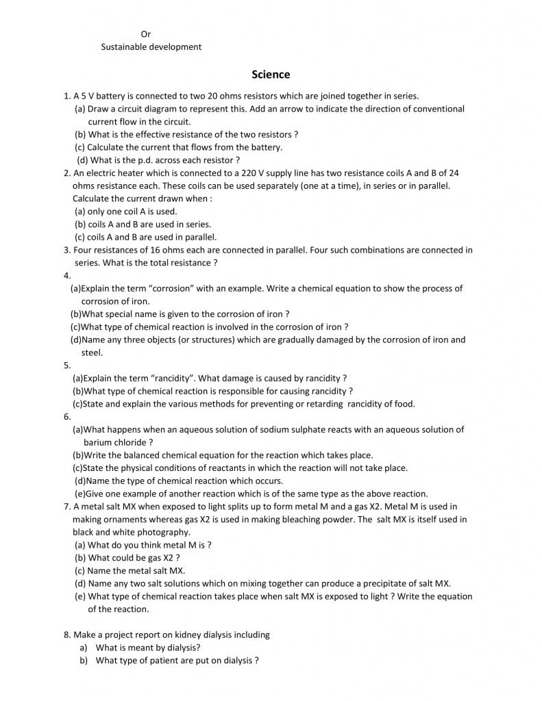 Summer Vacation Holiday Homework For Class 10 Summer Vacation Holiday Homework For Class 10