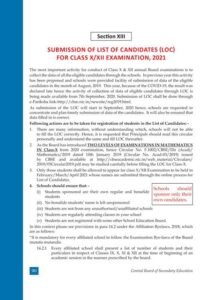 CBSE LOC, Board Exam Online Registration Class 9, 10, 11, 12 Session ...