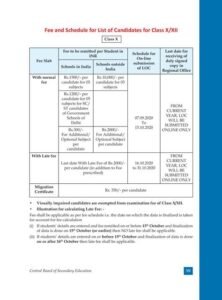 CBSE LOC, Board Exam Online Registration Class 9, 10, 11, 12 Session ...